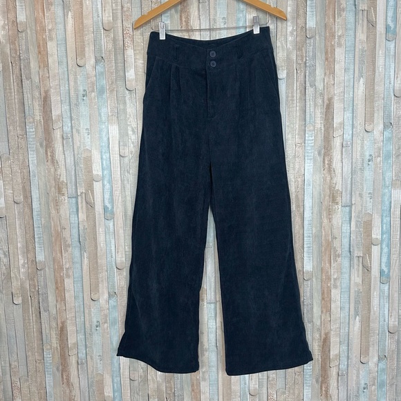Cider | Pants & Jumpsuits | New Cider S Navy Corduroy High Rise Waist ...